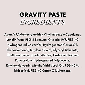 Hanz de Fuko Gravity Paste – Premium Men’s Hair Styling Paste – High Hold, Medium Shine – 2 oz.