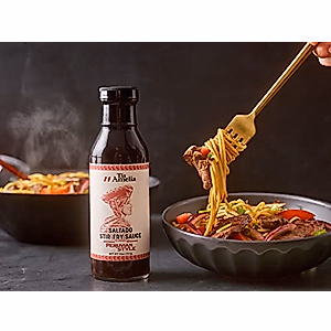 Tia Amelia Lomo Saltado Stir-Fry Sauce - Gluten-Free Peruvian Chinese Fusion Sauce for Steak, Chicken, Seafood, and Vegetables - Marinade and Sauce Perfect for Dressings, and Gourmet Cooking (14oz)