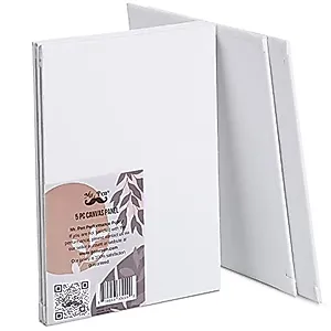 Mr. Pen- Cotton Canvas Panels, 5 Pack, 5x7 Inch, Triple Primed for Oil & Acrylic Paints, Canvas Boards for Painting, Painting, Drawing & Art Supplies, Blank Canvas for Painting, 3mm Thickness.