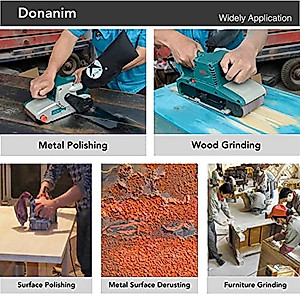 18 PCS 2-1/2 X 16 Inch Aluminum Oxide Sanding Belts for 2.5x16in Belt Sander Woodworking (80 Grit)