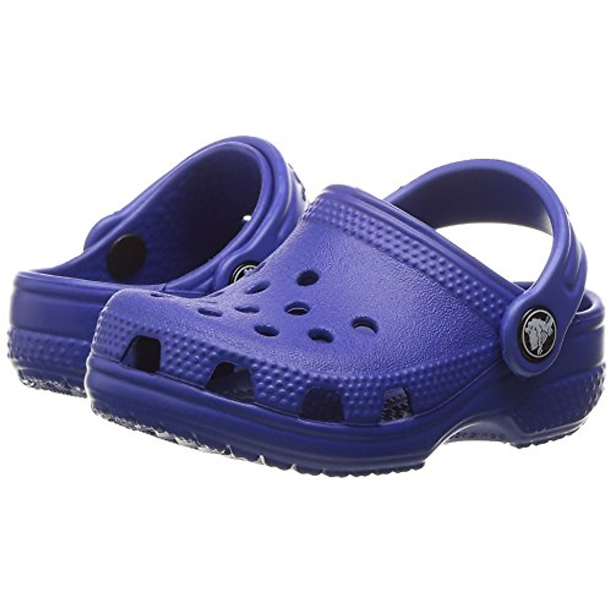 Crocs Unisex-Baby Classic Littles Clogs |Baby Shoes, Cerulean Blue, 2-3 Infant