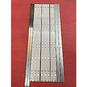 Strip for 10pcs LED Strip for Hisense UB55EC591 LC-55N6000U 55h7b 55h7b2 55h7c SVH550AF2