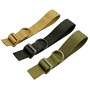 Aolamegs Tactical Gun Sling,Adjustable Rifle Sling 1.25” Nylon Strap with D Ring Loop for Hunting (2Pack)