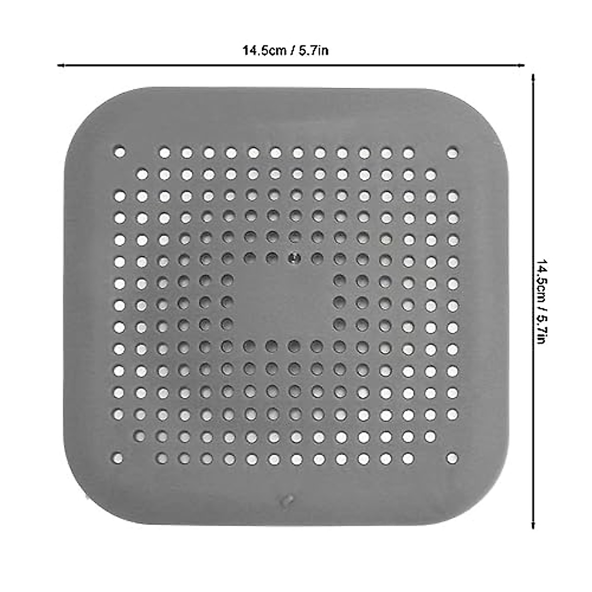 Bathtub Drain Cover,4 Sets Flat Silicone Sink Strainer with Suction Cups Prevents Clogging Flexible Shower Drain Cover for Kitchen Bathroom