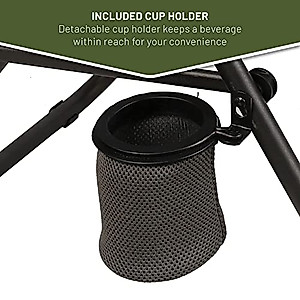 Timber Ridge Balsam Deluxe Zero Gravity Lounger Oversize Outdoor Recliner Chair, Grey