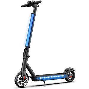 Hiboy S2 Lite Electric Scooter - 6.5" Solid Tires - Up to 10.6 Miles Long-Range & 13 MPH Portable Folding Commuting Scooter for Teens/Adults (Black)