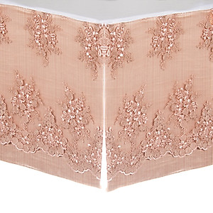 Crib Bedding Set Remember My Love by Glenna Jean | Baby Girl Nursery + Hand Crafted with Premium Quality Fabrics | Includes Quilt, Sheet & Bed Skirt with Pink & Ivory Accents