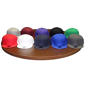 Custom Snapback Hat. Otto. Embroidered. Your Own Text Flatbill Bill Snapback. (Red/Black Bill)