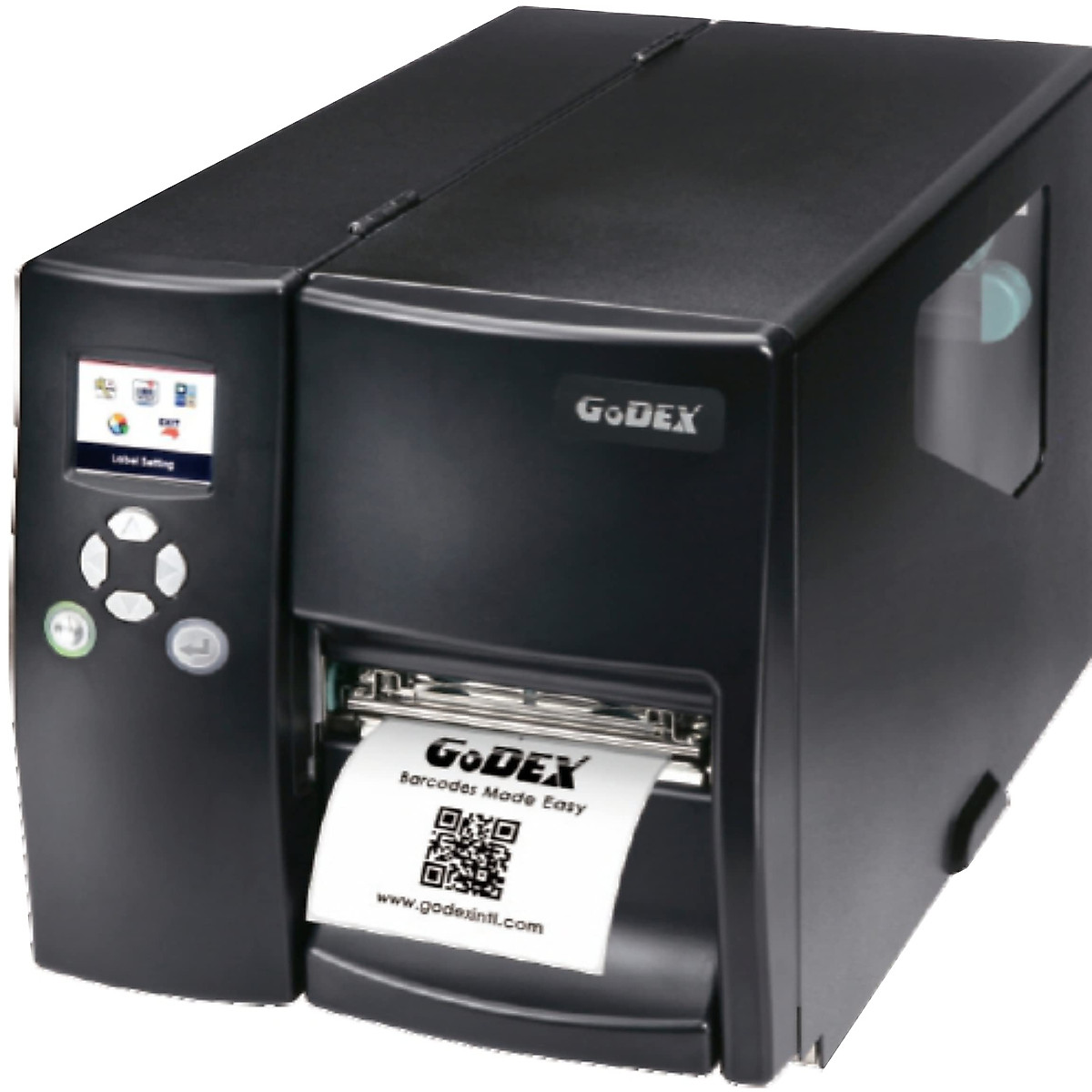 GODEX EZ2250i 4“Thermal Transfer Printer Color Display 203 dpi, 7 IPS, USB(D/H), RS232, Ethernet