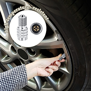 16 Pack Double Valve Stem Cap Inflate Tire Valve Flow Through Tires Cap for High Pressure Truck Car RV Semi Bus Tires