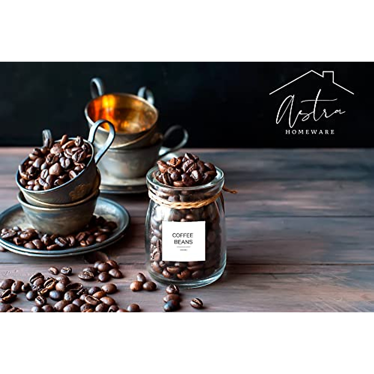 183 Kitchen Pantry Labels for Containers Preprinted with 3 Blank Labels, Minimalist Pantry Labels, Pantry Labels for Food Containers, Kitchen Labels for Storage Bins, Food Labels for Containers