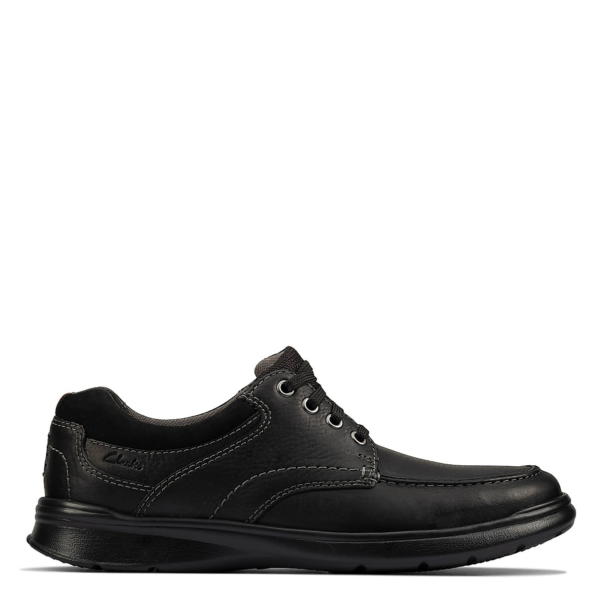 Clarks Men's Cotrell Edge Oxford, Black Oily Leather, 11 D-Medium US