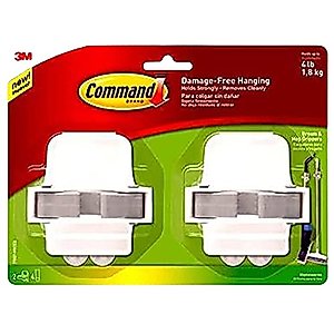 WHITE BROOM GRIPPER HOOK 2/PK