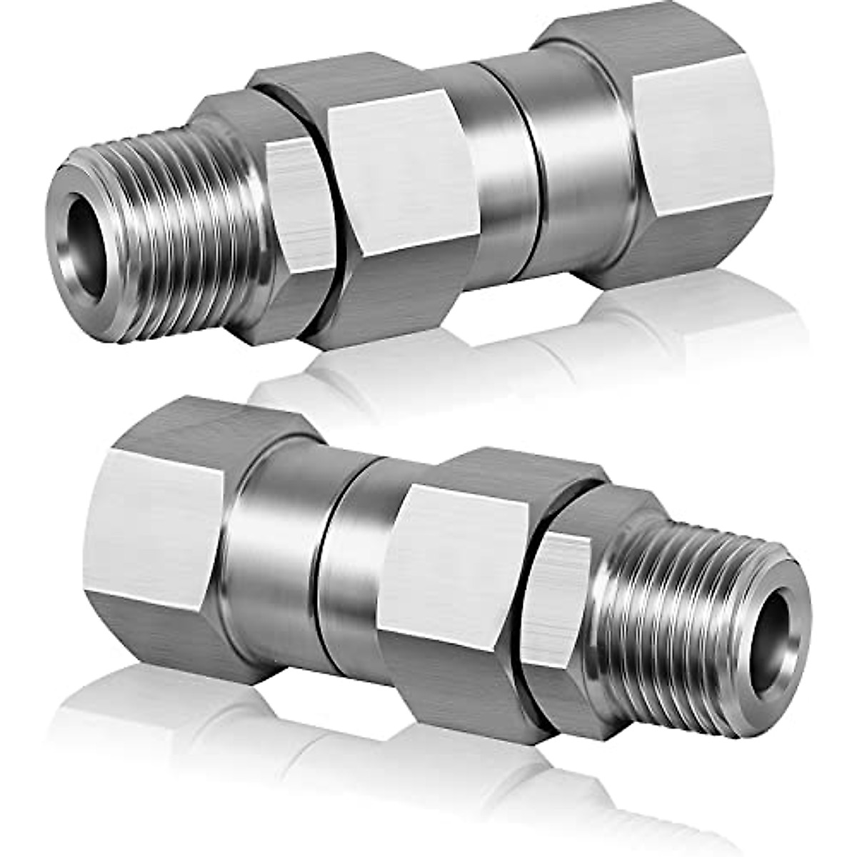 Boltigen Pressure Washer Swivel, 3/8 NPT Thread Pressure Washer Stainless Steel Swivel Joint Fittings, 360°Degree Kink Free Connector, 5000 PSI
