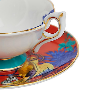 Wedgwood Wonderlust Golden Parrot Teacup & Saucer