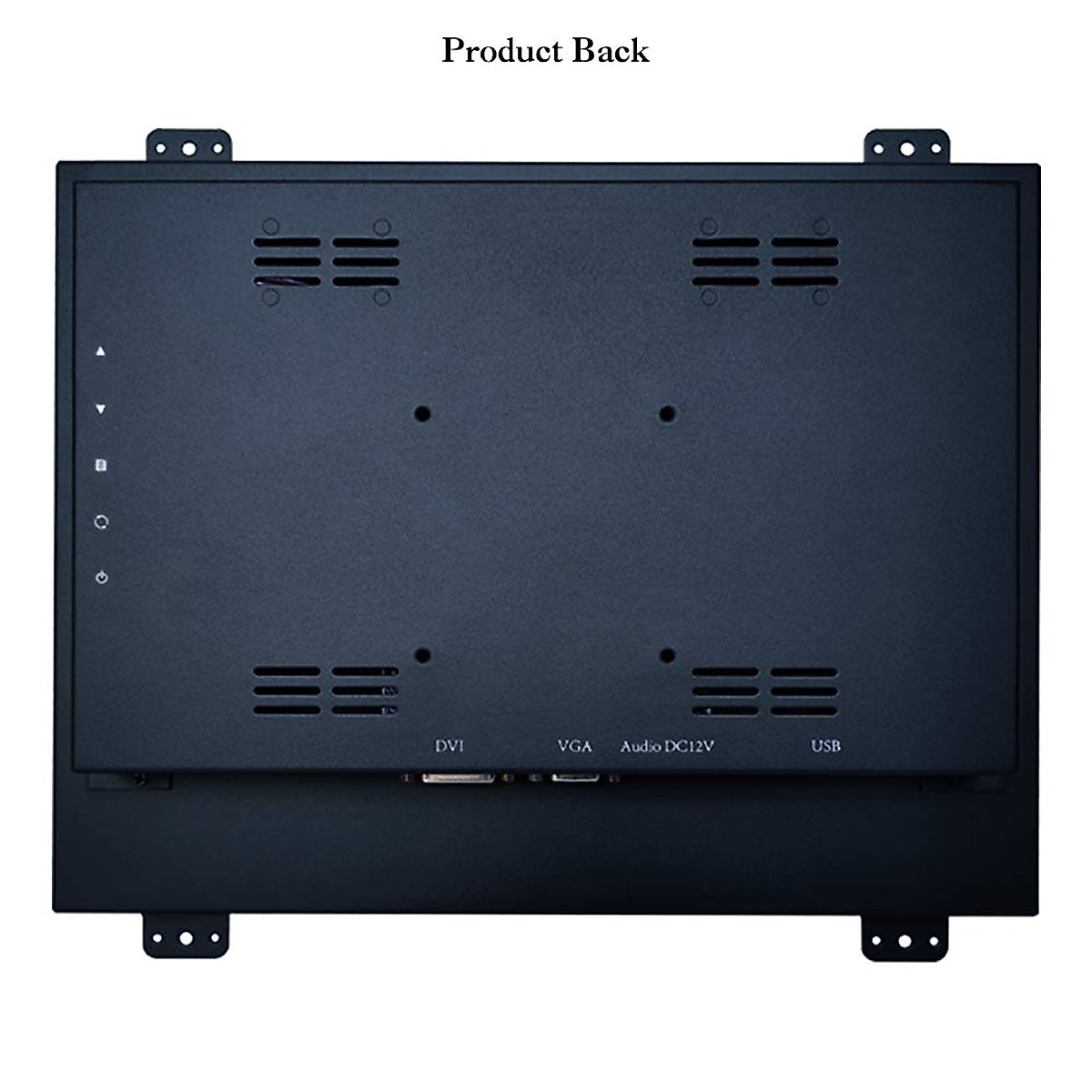 iChawk 15'' inch Display 1024x768 4:3 DVI VGA USB Power On Boot Metal Shell Embedded Open Frame Driver Free Ten-Point Capacitive Touch LCD Screen PC Monitor with Quick Easy Installation K150MT-DC