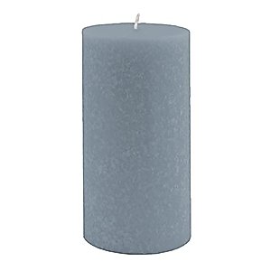 Root Candles Beeswax Blend Timberline Unscented Pillar Candle, 3 x 6-Inch, Williamsburg Blue