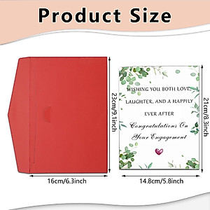 Engagement Gifts for Couples Engagement Card for Couples Newly Engaged Gift for Women Men Bride to Be Bachelorette Bridal Shower Card for Her Congratulations on Your Engagement Party Gifts for Couples