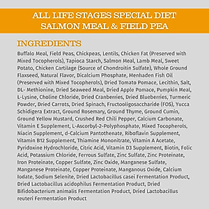 Blackwood Special Diet All Life Stages Dry Dog Food, 5Lb., Salmon Meal & Field Pea Recipe, Sensitive Skin and Stomach, Grain Free Dog Food