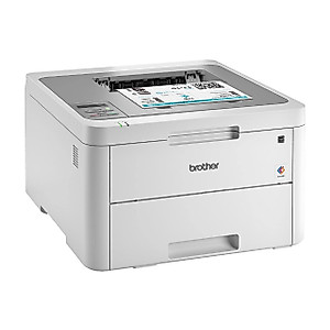 Brother HL-L32 10CW Compact Digital Color Laser Printer, 19ppm, 250-sheet, LCD, with Wireless and Mobile Device Printing, Durlyfish