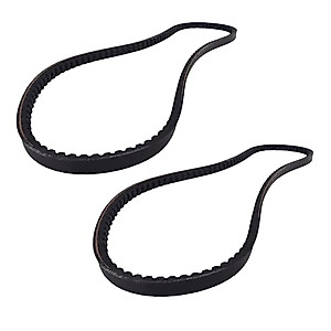 Set of 2 Replacement Snow Thrower Belts Compatible with Toro 37-9090, 37-9080