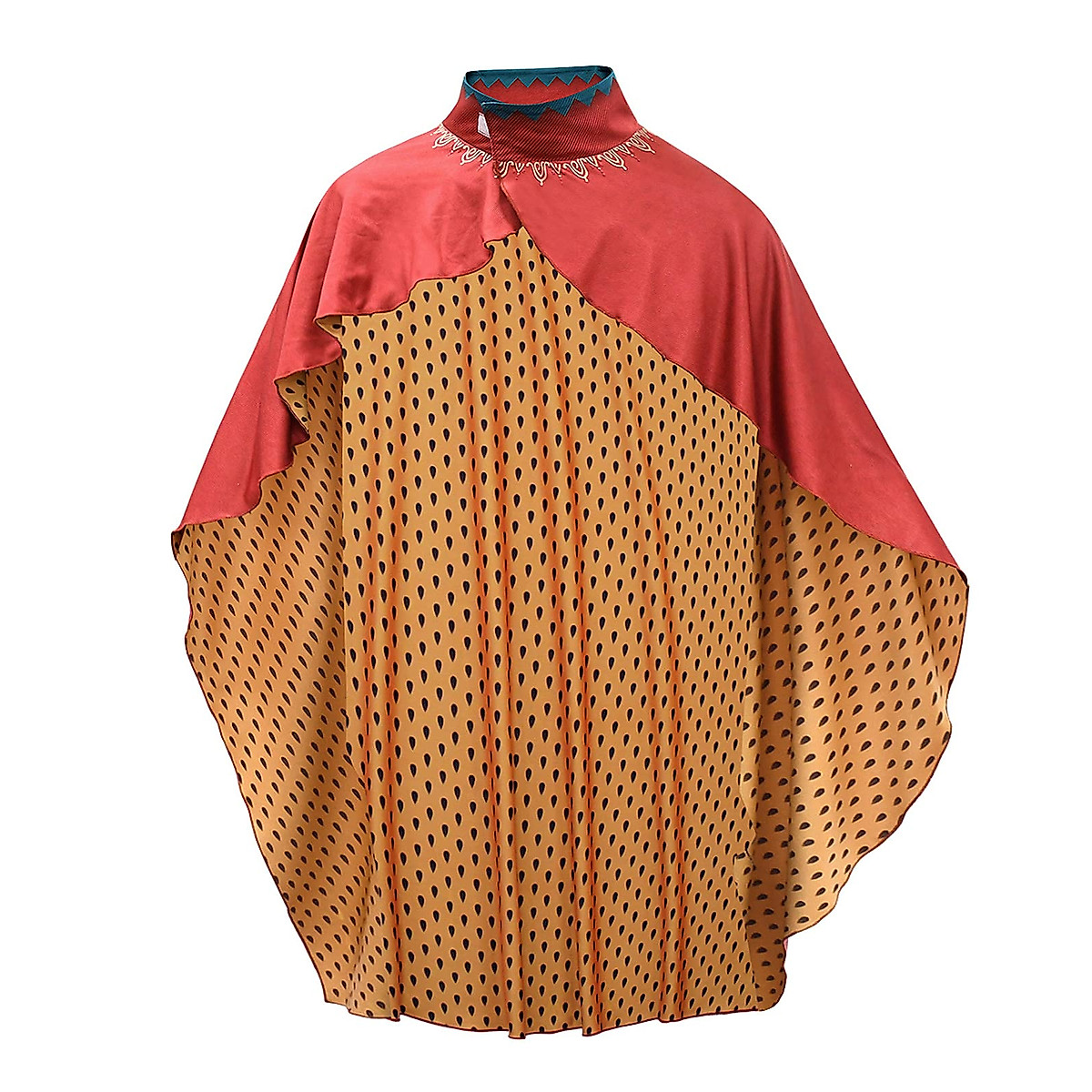 Jurebecia Girls Raya Costume Sets Birthday Party Dress up Kids Halloween Christmas Cosplay Outfits with Cape Children Pretend Play Jumpsuit Clothes Size 8-9 Years