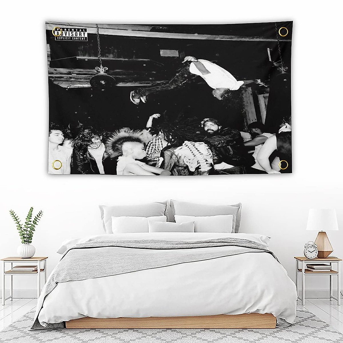 Ucxuiy Die Lit Banner Flag Tapestry for Teen Bedroom Wall Hanging College Decor 3x5 Feet Indoor Outdoor Poster