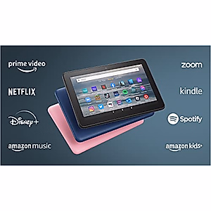 Certified Refurbished Amazon Fire 7 tablet, 7” display, 32 GB, 10 hours battery life, light and portable for entertainment at home or on-the-go, (2022 release), Denim