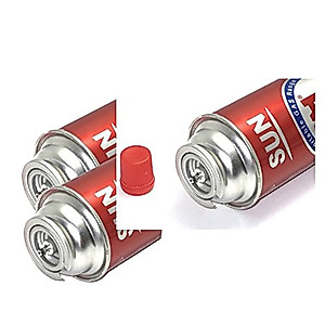 3 Pack Butane Refill Fuel Gas Can Cartridge for Portable Stove Gas Range 8oz