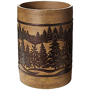 SKL Home Yellowstone Mountain Top Wastebasket