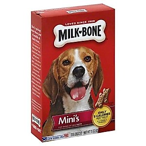 2 Pack - Milk-Bone Mini's Original Dog Treats, 15-oz box