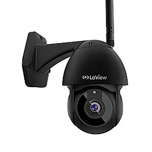 LaView Security Camera Outdoor,1080P HD Wi-Fi Home Security Cameras with Pan/Tilt 360 View,Night Vision,2-Way Audio,IP65,Motion Detection Activity Alert,Easy Set Up,USA Cloud Service with Alexa