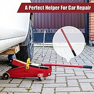 Windspeed Horizontal Hydraulic Jack Handle, 2 Ton Floor Jack Handle Replacement for Car Jack Pole Lever Handle, Use for Car Jack Accessories Black