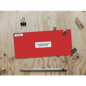 Permanent Adhesive 1" x 2-5/8" Shipping Labels - 30 per Sheet - 25 Sheets / 750 Labels - Blank White Matte Finish - Printable Mailing Address Stickers / Amazon FBA Labels for Inkjet / Laser Printers