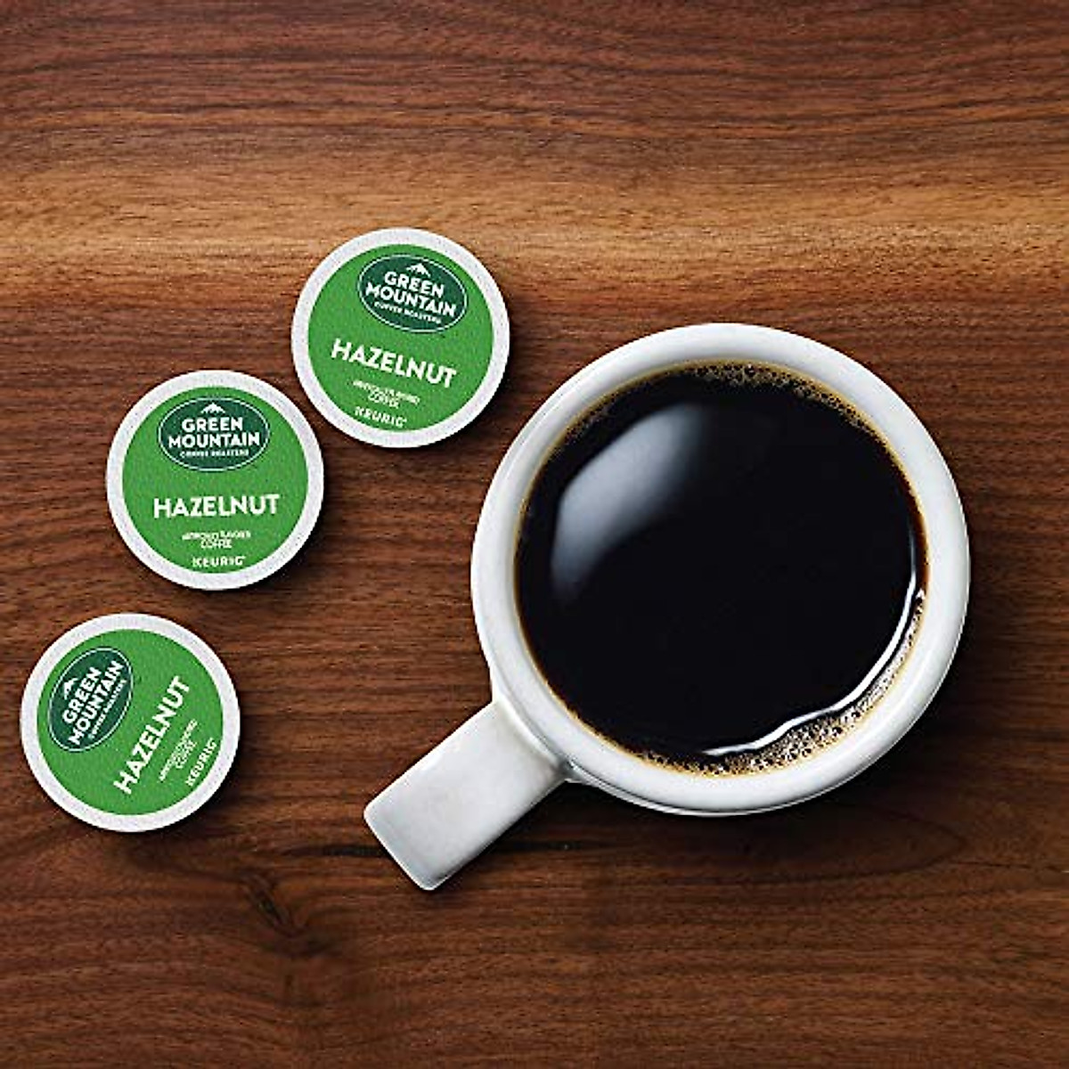 Green Mountain Coffee Roasters Hazelnut, Single-Serve Keurig K-Cup Pods, Flavored Light Roast Coffee, 72 Count