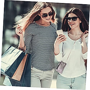 TENDYCOCO Pu Handbag Women Champagne Body for Shoulder Creative Gold Bag Tote Cross Leather Fashion Purse Girls