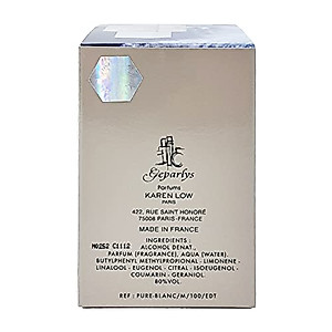 Karen Low Pure Blanc 3.4 OZ EDT Spray Mens New