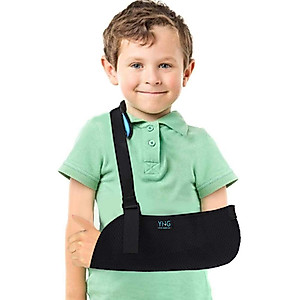 Pediatric Shoulder Immobilizer, Children's Arm Sling Kids Arm Sling Shoulder Support Arm Sling Stabilizer for Arm Sling with Children's Strap Broken Arm Elbow Wrist Support and