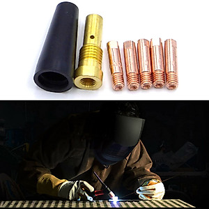 7Pcs MIG Welding Gun Kit, Gasless Nozzle Tips for Century FC90 Flux-Cored Wire Feed Welder K3493-1