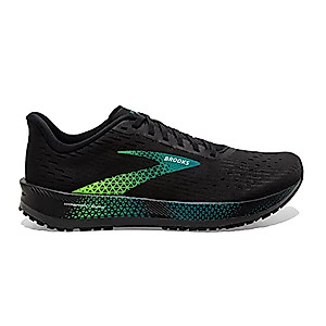 Brooks Men's Hyperion Tempo Road Running Shoe - Black/Kayaking/Green Gecko - 10 Medium
