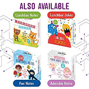 Party Profi Lunch Box Notes for Kids - 60 Fun Robot Riddle Cards for Boys and Girls Lunchbox - Create Memorable Thinking of You Notes