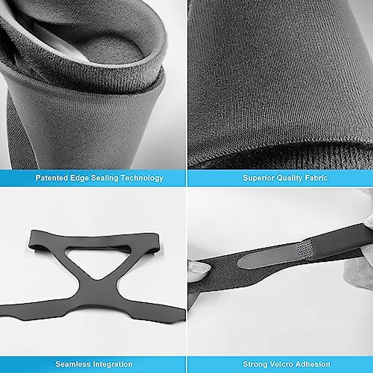 CPAP Headgear Strap- Replacement Headgear Strap for Universal Version - Extra Soft with Plush Straps (Economy)