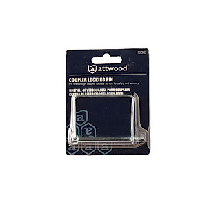 Attwood 11029-6 Zinc-Plated Steel Boat Trailer Safety Coupler Locking Pin