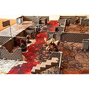 Dirt Cheap Dungeons Modular Dungeon System - Squire Set TT RPG Terrain Building for Dungeons & Dragons, Pathfinder, War Gaming, and More!