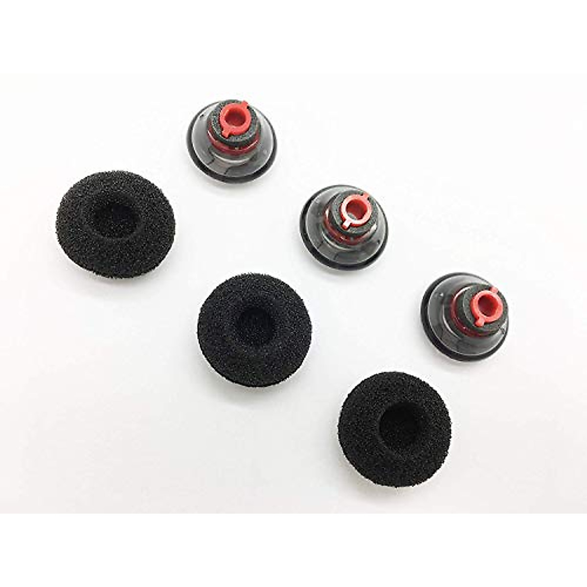 AvimaBasics Voyager 5200 Ear Tips - 3 Pcs Premium Replacement Earbuds Eartips Eargels & Foams Set for Plantronics Voyager 5200 5220 Wireless Bluetooth Headsets (Large Size)