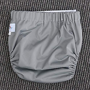 DOITOOL Elastic Adult Nappy Reusable Washable Diaper Adjustable Nappy for Old Man Disabled Postoperative Care Adult Nappy Size S (Random Color)