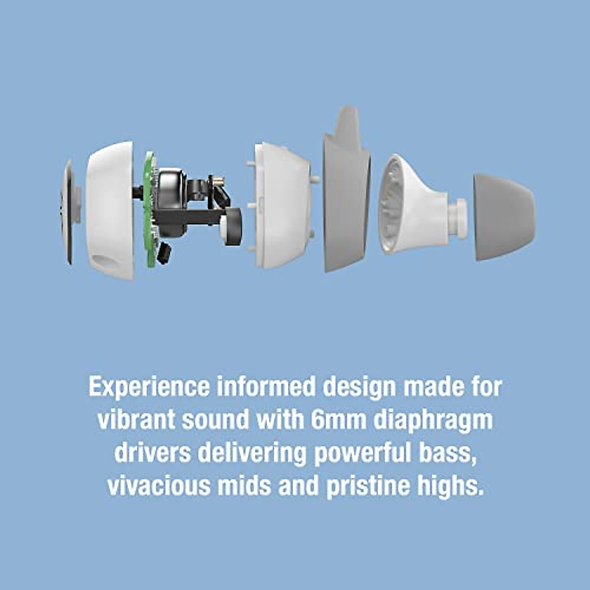 V-MODA Hexamove Pro, Wireless Earbuds - Black (HEXM-PR-BK)