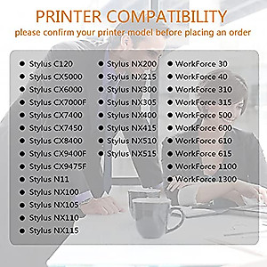 Run Star 2 Pack 69 Cyan Remanufactured Ink Cartridge Replacement for Epson 69 T069 use for Epson Stylus C120 CX5000 6000 7400 N11 NX100 105 110 115 200 215 Workforce 1100 1300 Printer (2 Cyan)