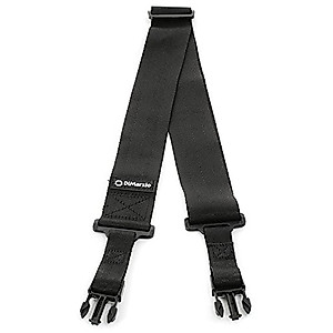 DiMarzio 3" Clip Lock Nylon Black Guitar Strap