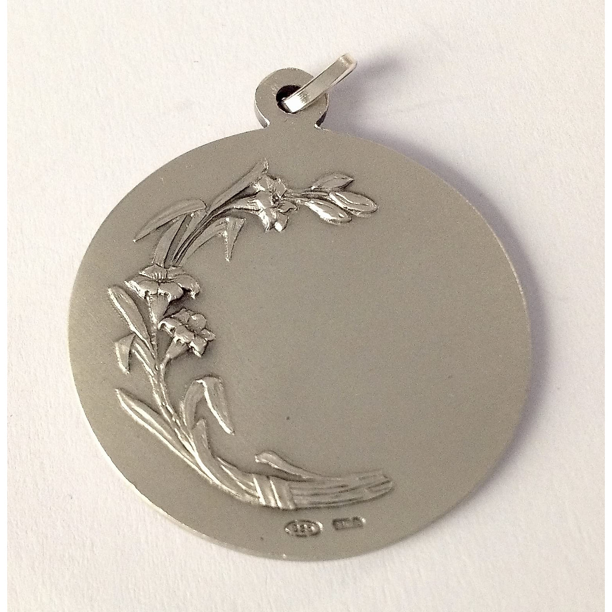 925 STERLING SILVER SAINT MICHAEL THE ARCHANGEL MEDAL - BIG SIZE - MADE IN HIGH RELIEV